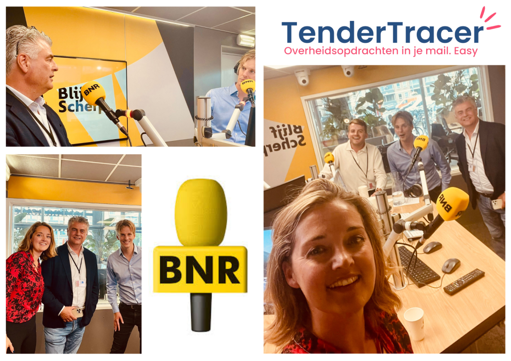 Persbericht: TenderTracer ‘Geniaal’ | BNR Radio - Grippr.nl